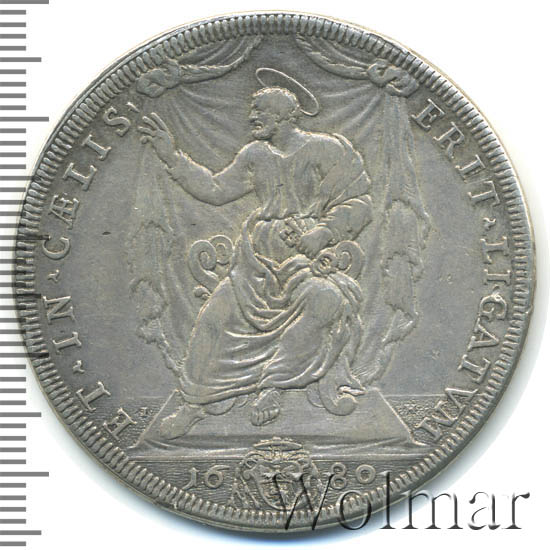 1 скудо. Италия. Ватикан